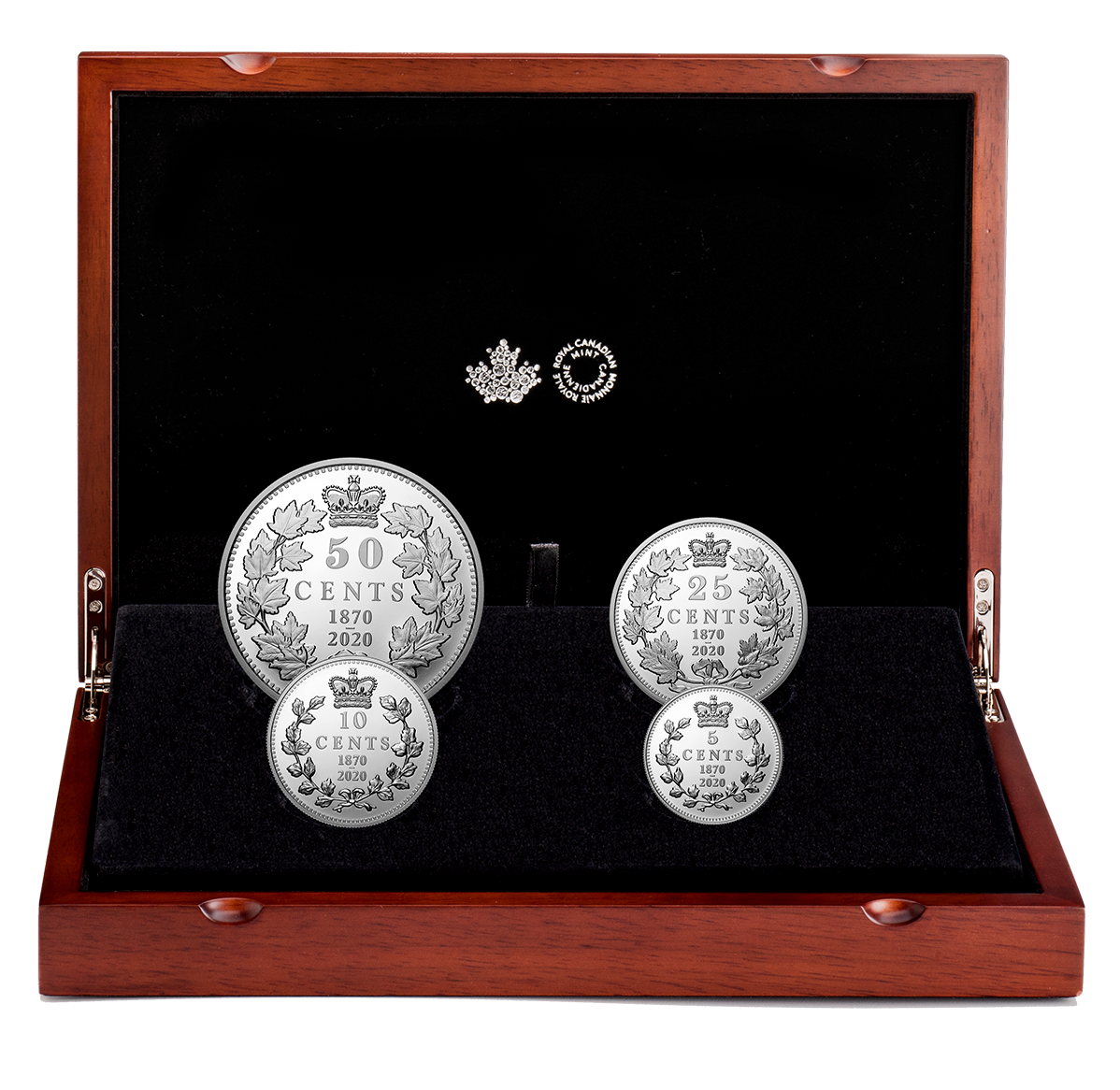 Pure Silver 4-Coin Set - Canada’s First National Coinage - Mintage: 850 ...