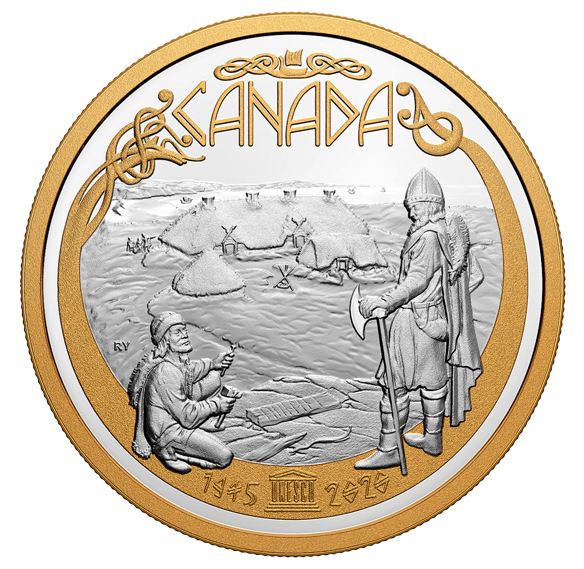 1/2 Kilogram Pure Silver Coin - 75th Anniversary of UNESCO - Mintage ...