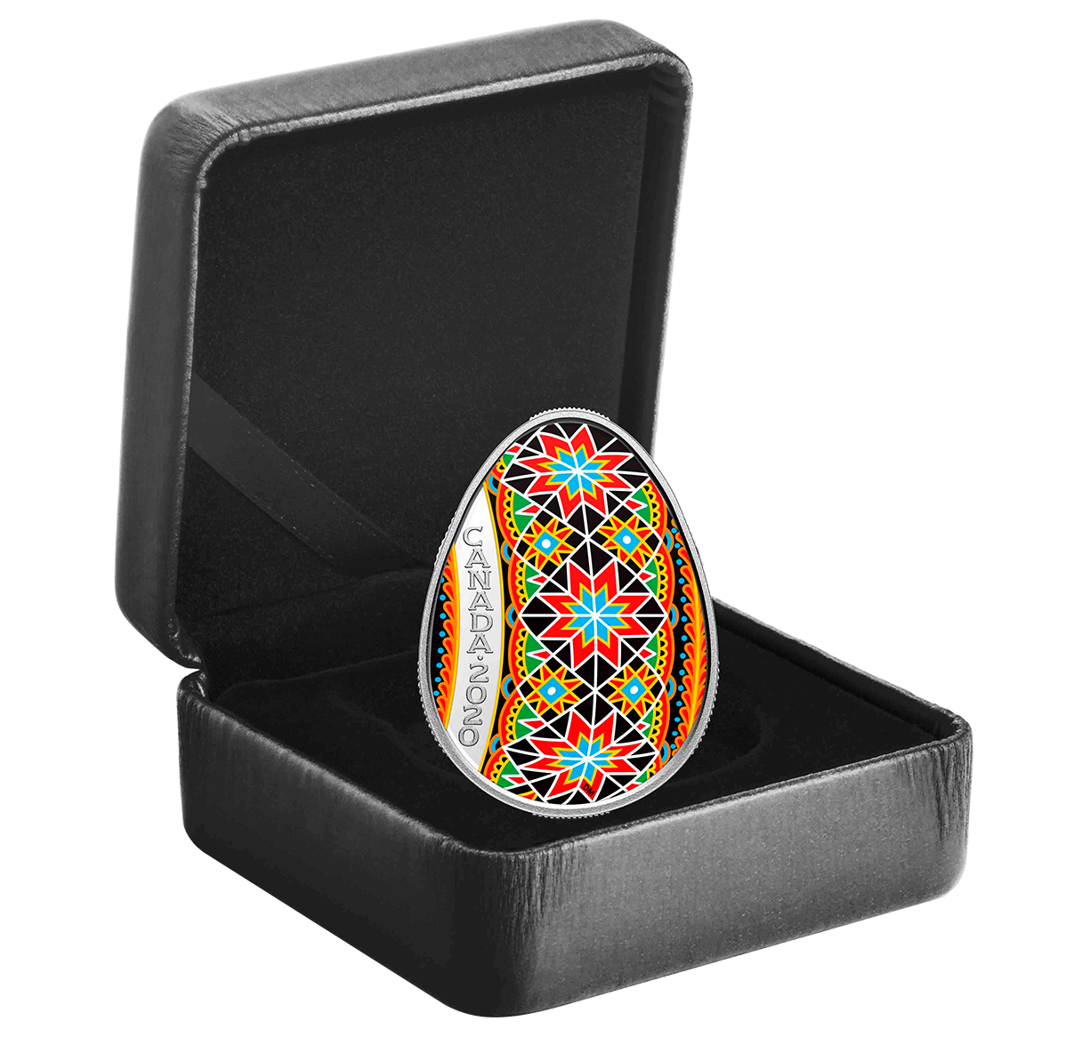 Pysanka - 1 oz. Pure Silver Coloured Coin - Mintage: 5,000 (2020) | The ...