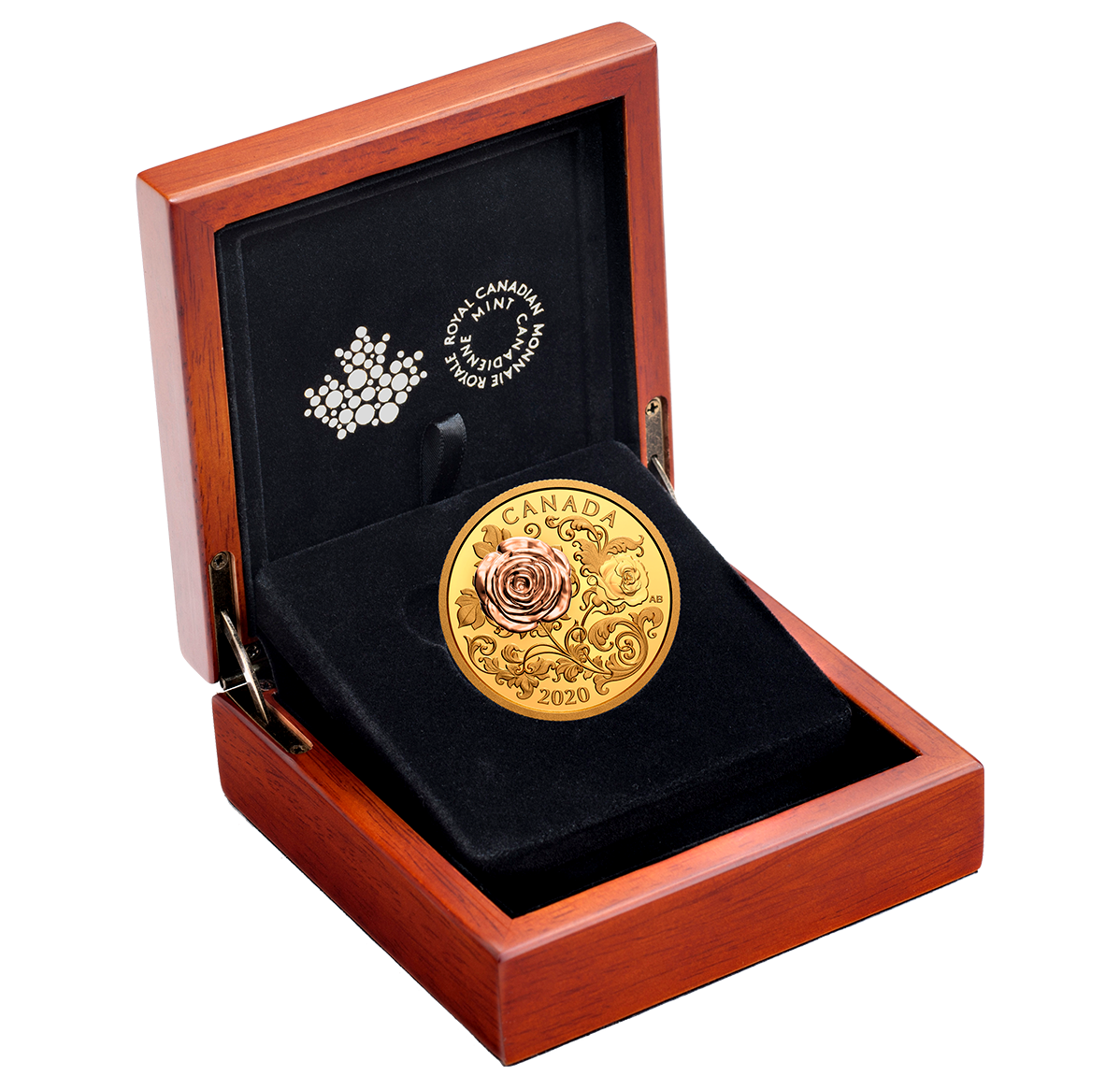 1 oz. Pure Gold - The Queen Elizabeth Rose (2020) | The Royal Canadian Mint