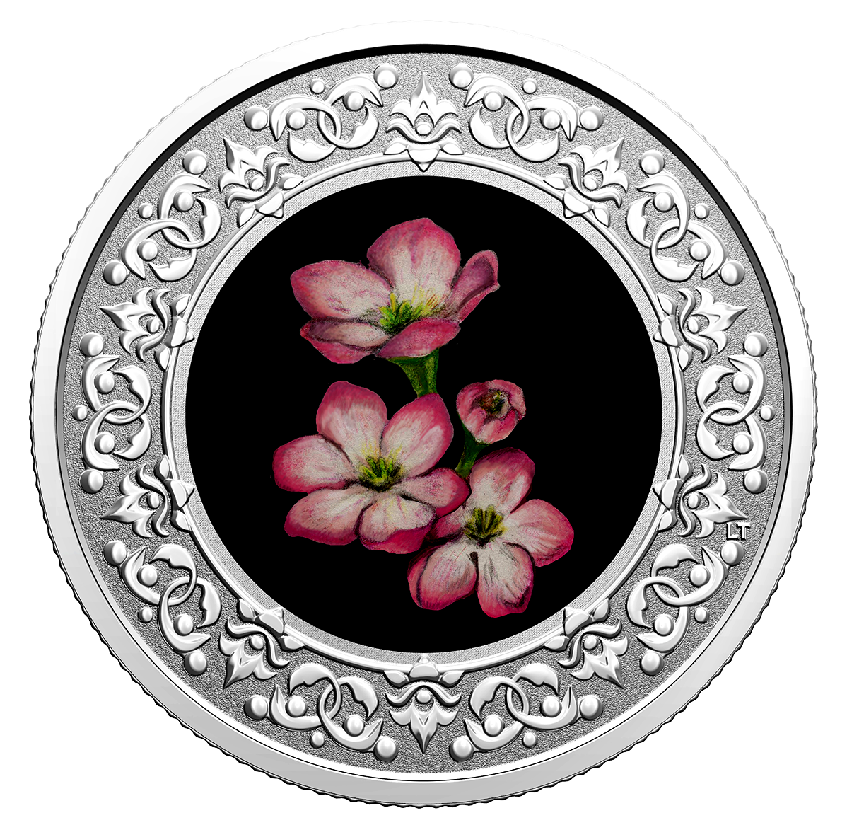 Pure Silver Coloured Coin – Mayflower: Floral Emblems of Canada: Nova ...