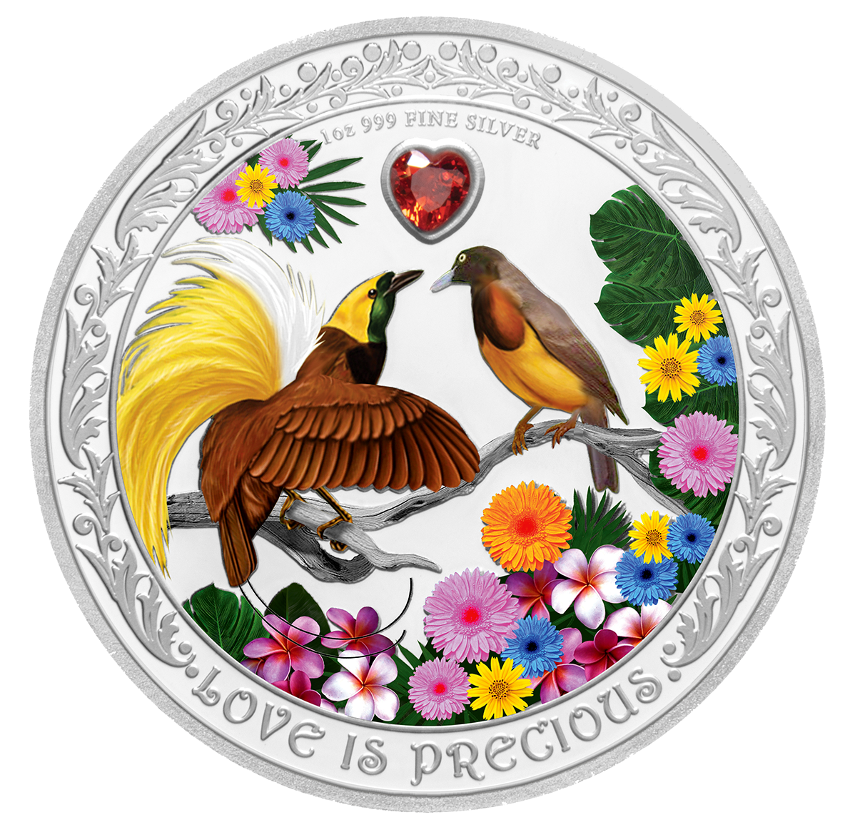 1 oz. Pure Silver Coin - Love is Precious - Mintage: 3,000 (2020) | The ...