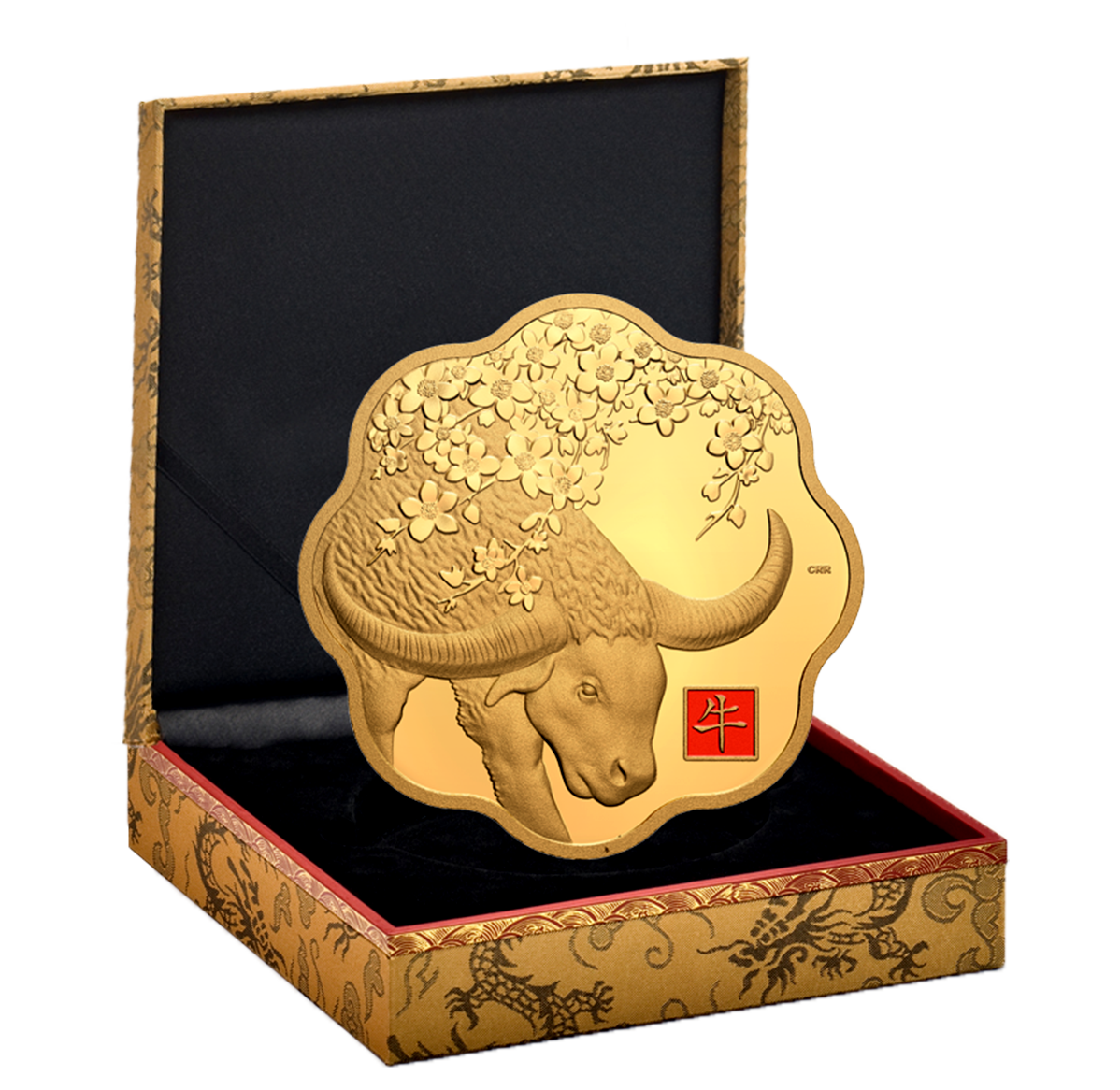 Pure Gold One Kilogram Lunar Lotus Coin - Year of the Rat - Mintage: 10 ...