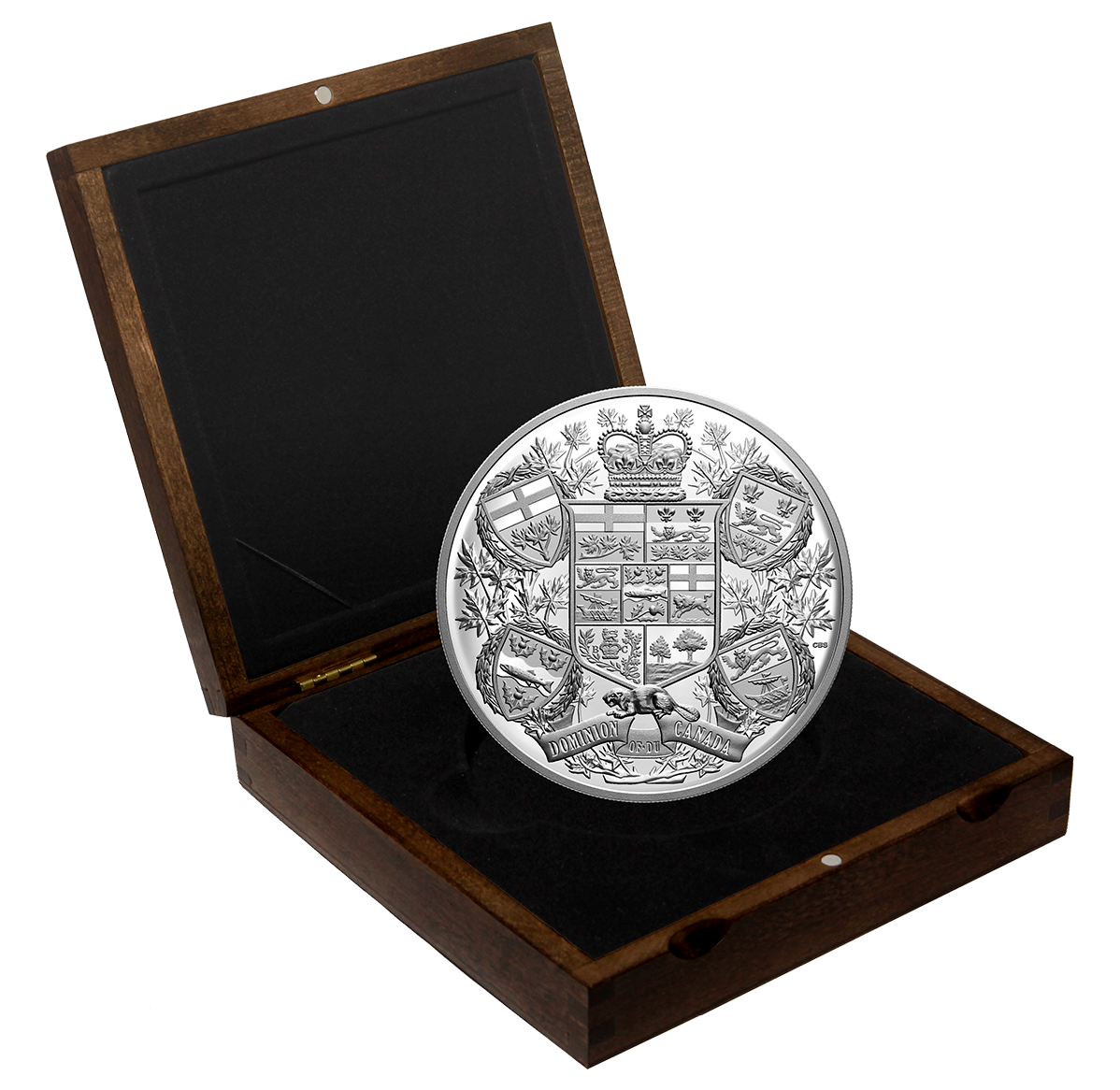 1 Kilogram Pure Silver Coin - Reimagined 1905 Arms of Dominion of ...