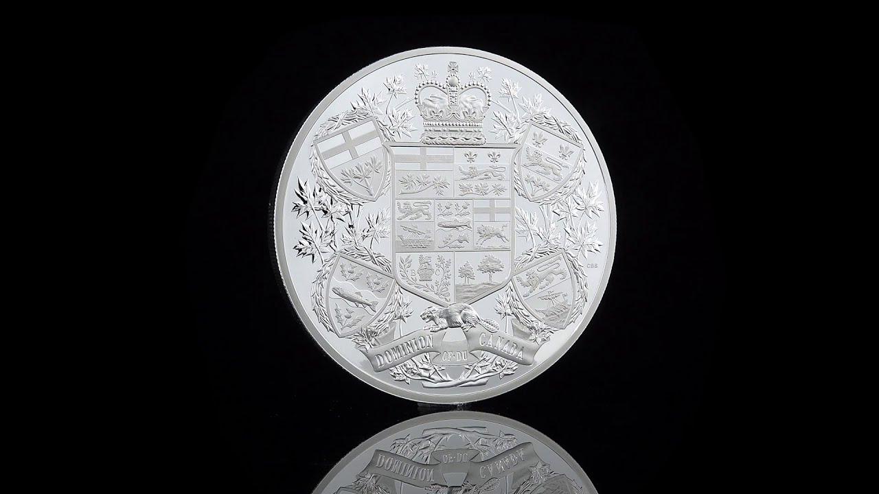 1 Kilogram Pure Silver Coin - Reimagined 1905 Arms of Dominion of ...