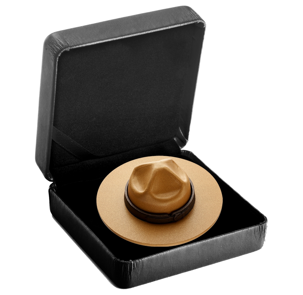 1.5 oz. Pure Silver Gold-Plated Coin - Classic Mountie Hat - Mintage ...