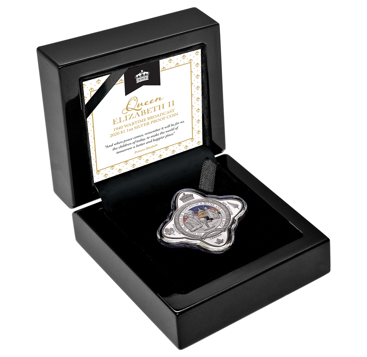 1 oz. Pure Silver Coin – Queen Elizabeth II – First Public Speech | The ...