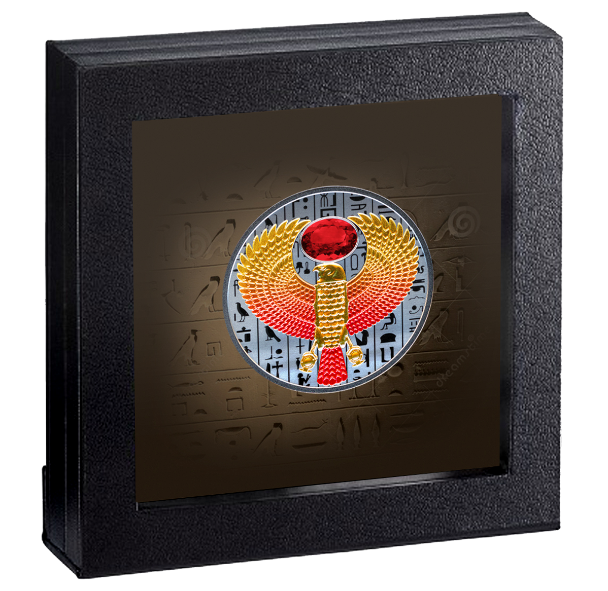 Pure Silver Gold-Plated Coin – Egyptian Falcon (2020) | The Royal ...