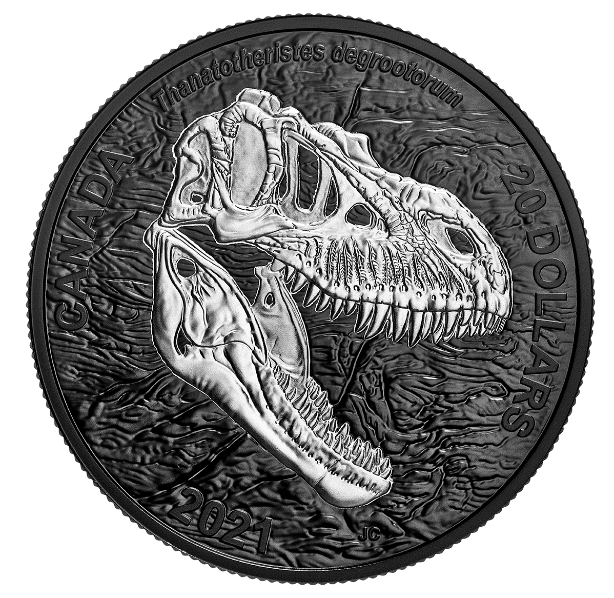 1 oz. Pure Silver Coin - Discovering Dinosaurs: Reaper of Death (2021 ...