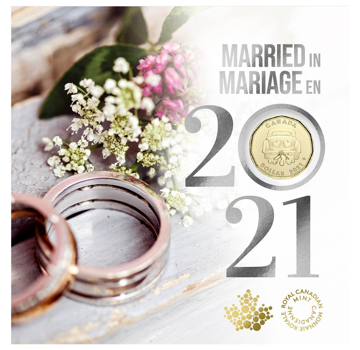 Wedding 5-Coin Gift Card Set (2021) | The Royal Canadian Mint