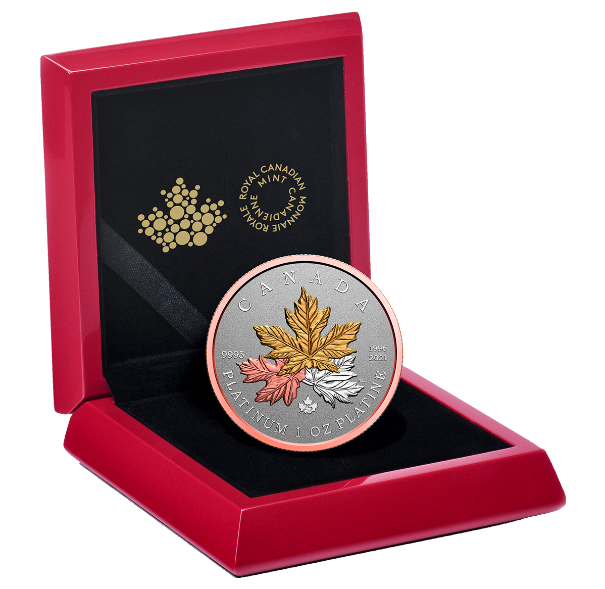 1 oz 99.95% Pure Platinum Coin - A Tribute to the Maple Tree - Mintage ...