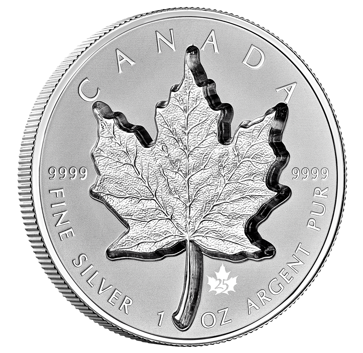 1 oz. Pure Silver Coin - Super Incuse Silver Maple Leaf (2021) | The ...