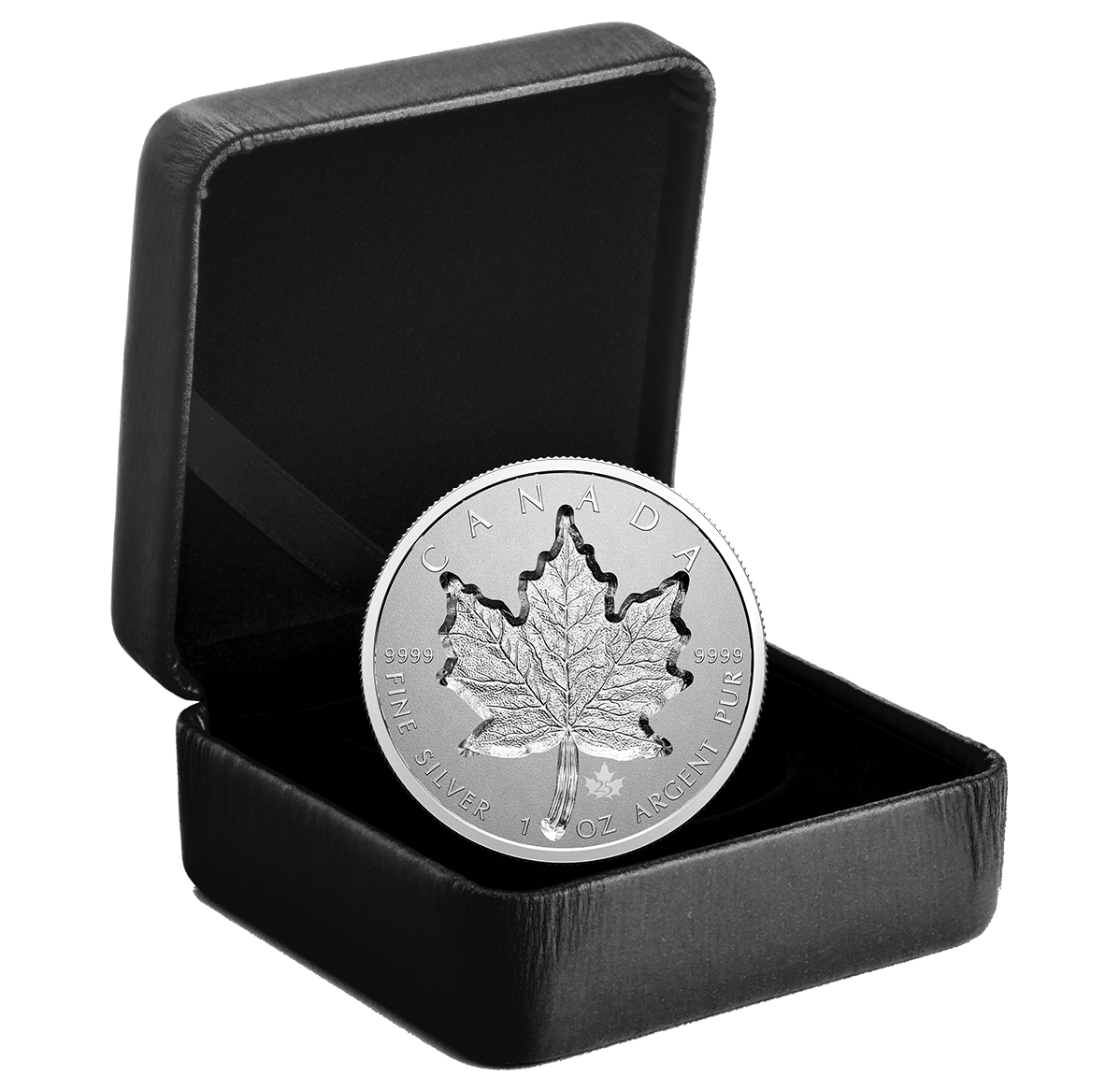 1 oz. Pure Silver Coin - Super Incuse Silver Maple Leaf (2021) | The ...