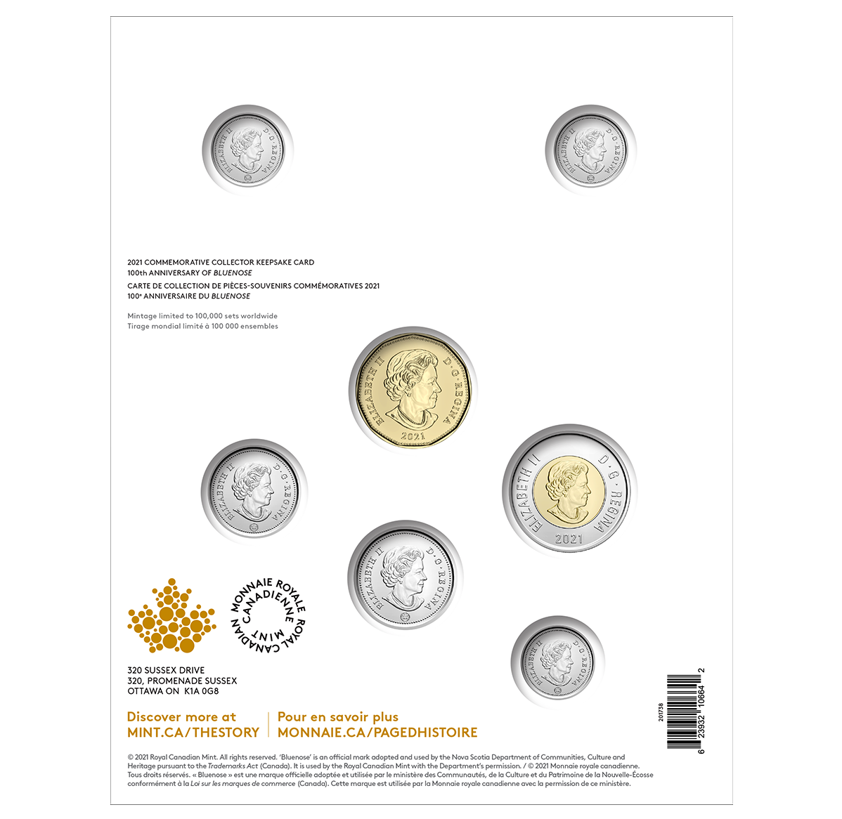 100th Anniversary of Bluenose Commemorative Collector Keepsake | The ...