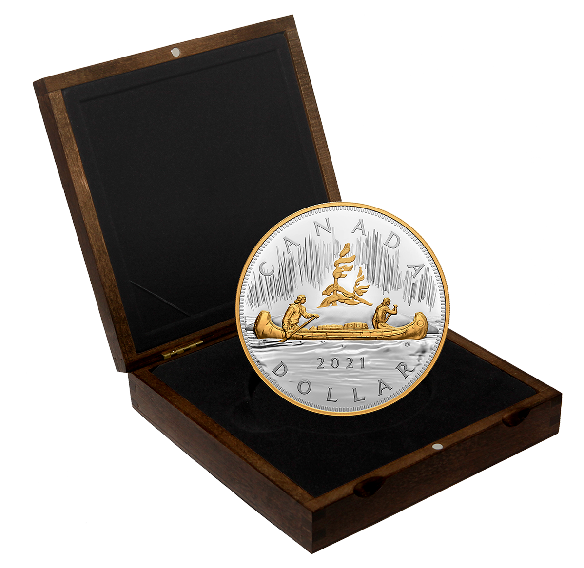 1 Kilogram Pure Silver Coin – The Quintessential Voyageur Dollar (2021 ...