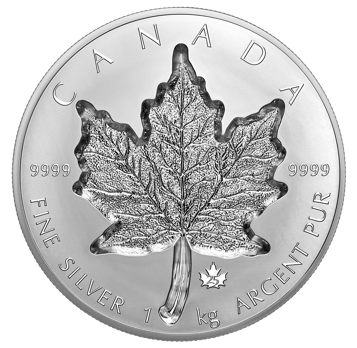 1 Kilogram Pure Silver Coin – Super Incuse Silver Maple Leaf | The ...