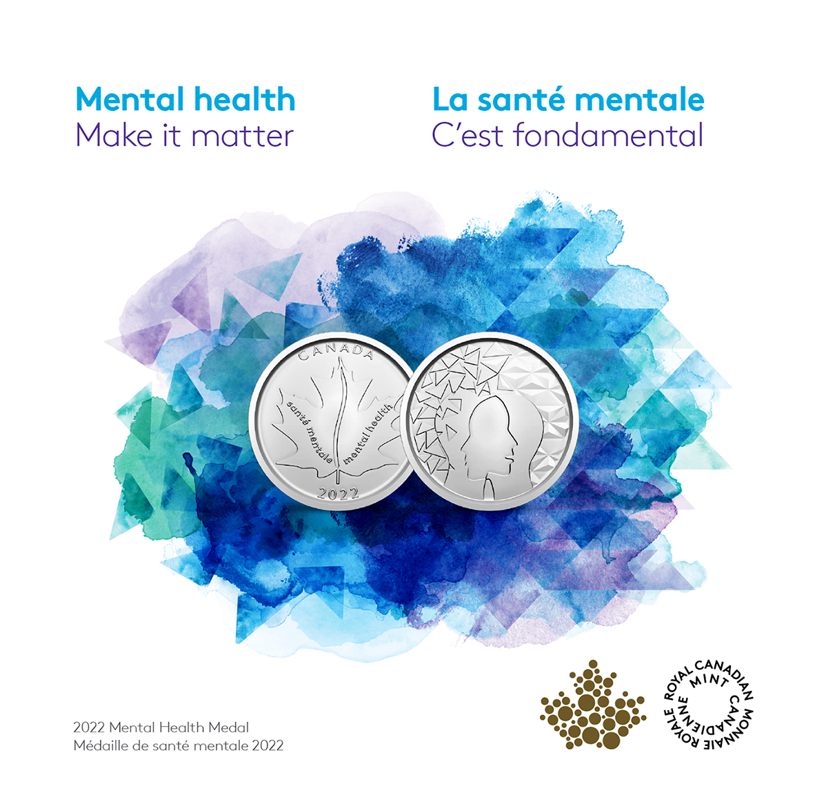 2022 Mental Health Medal and Magnet | The Royal Canadian Mint