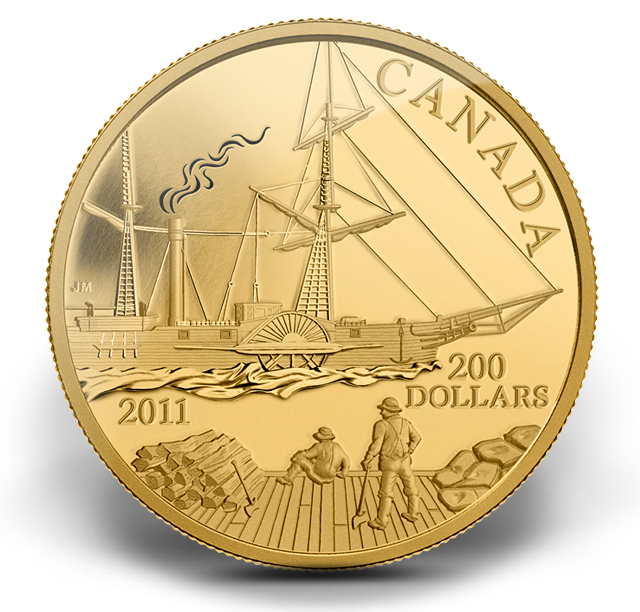 22-Karat Gold Coin - SS Beaver (2011) | The Royal Canadian Mint