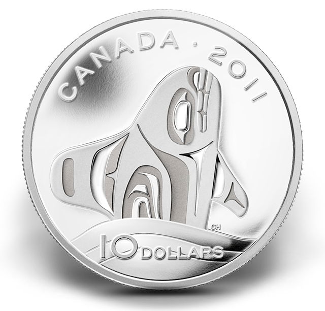 Fine Silver Coin - Orca Whale (2011) | The Royal Canadian Mint