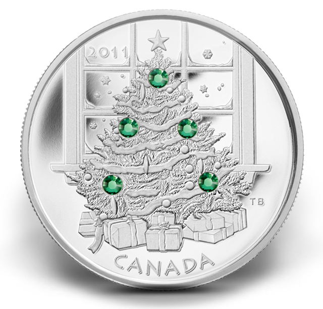 Fine Silver Coin - Christmas Tree (2011) | The Royal Canadian Mint