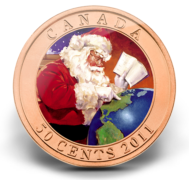 Holiday Coin - Gifts from Santa (2011) | The Royal Canadian Mint
