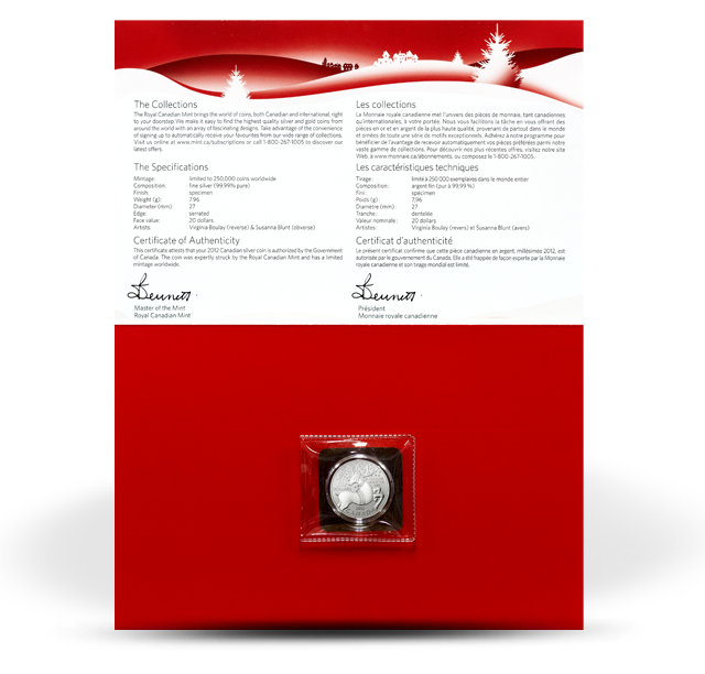 $20 for $20 Fine Silver Coin - Magical Reindeer (2012) | The Royal ...