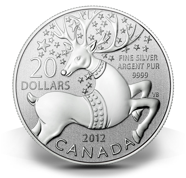 $20 for $20 Fine Silver Coin - Magical Reindeer (2012) | The Royal ...