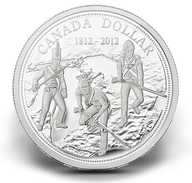 200th Anniversary of the War of 1812 - Proof Fine Silver Dollar Coin ...