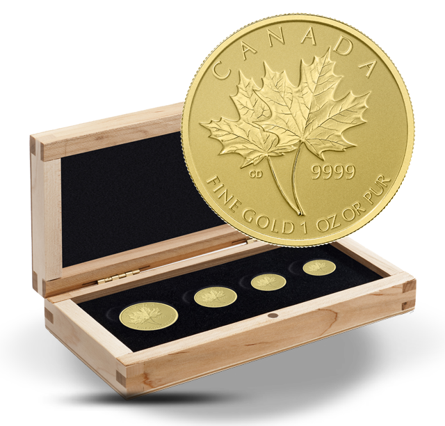 Fine Gold Maple Leaf - 25th Anniversary Fractional Set (2013) | The ...
