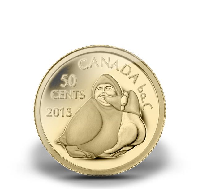 1/25 oz Fine Gold Coin - Owl Shaman Holding Goose - Mintage: 10,000 ...