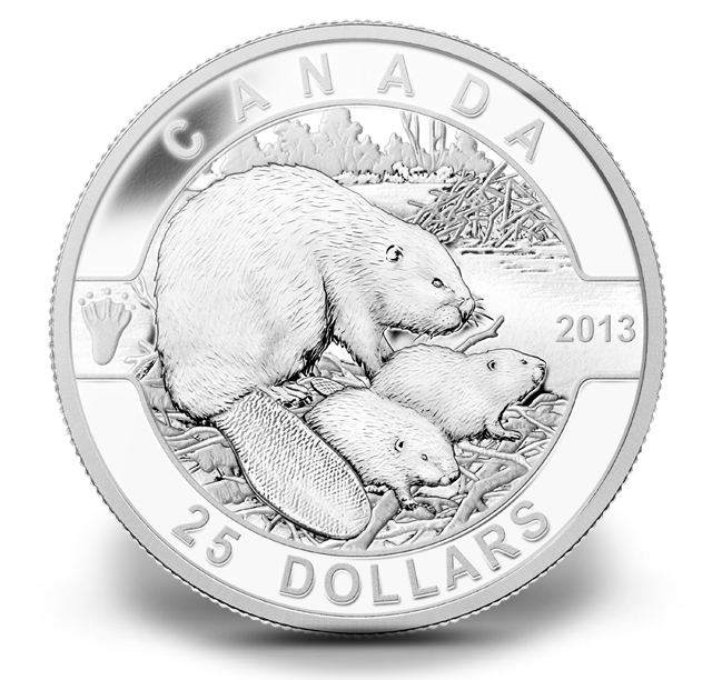 1 oz Fine Silver Coin - The Beaver (2013) | The Royal Canadian Mint
