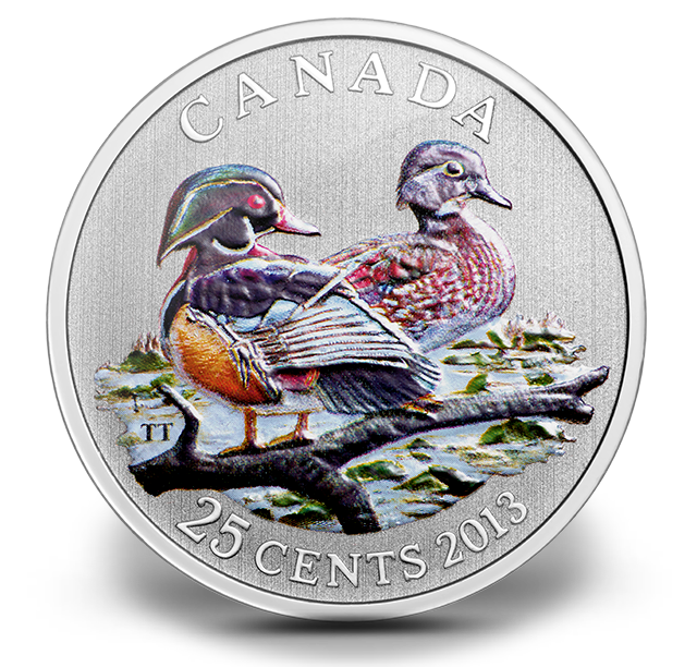Wood Duck - Coloured Coin (2013) | The Royal Canadian Mint