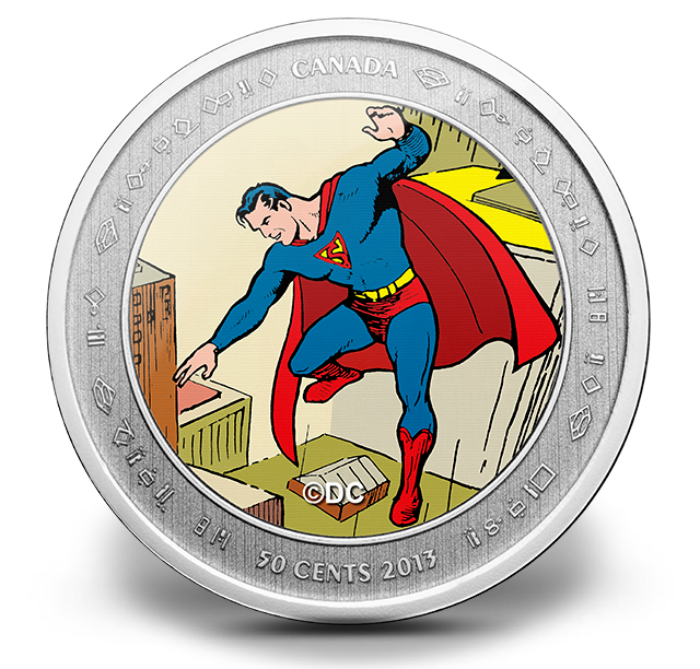 Lenticular Coin and Stamp Set - Superman™: Then and Now (2013) | The ...