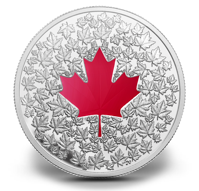 $20 Fine Silver Coin - Maple Leaf Impression (2013) | The Royal ...