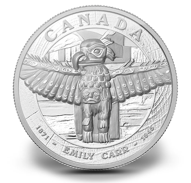 5 kg Fine Silver Coin - Emily Carr's Tsatsisnukomi, B.C., 1912 ...