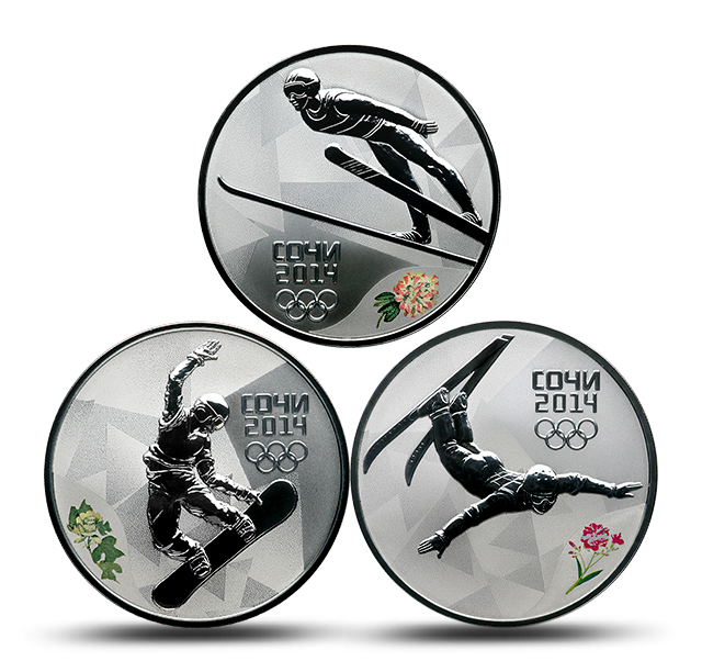 Collection #1: 3-Coin Subscription: Sochi 2014 Winter Olympics (copy ...