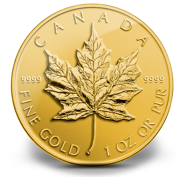 1 oz. Pure Gold Coin - Maple Leaf (2014) | The Royal Canadian Mint
