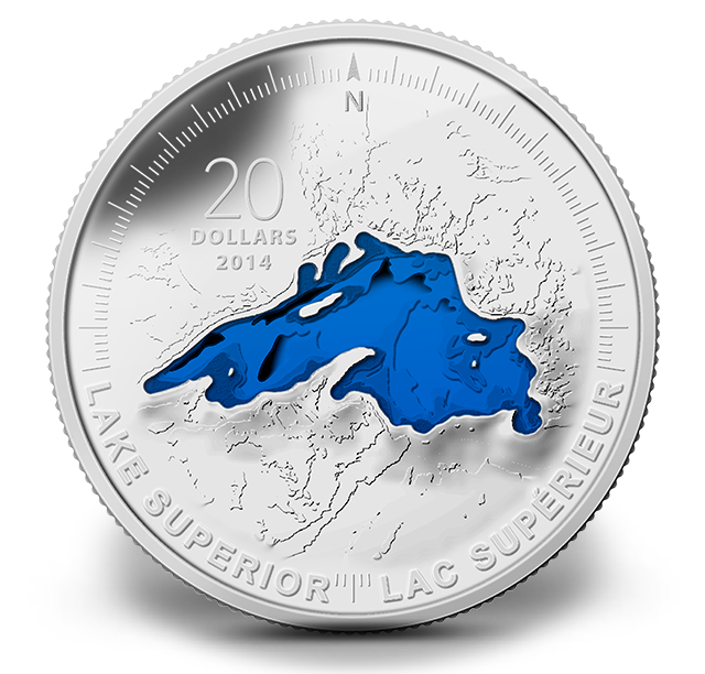 1 oz. Fine Silver Coins - The Great Lakes 5-Coin Subscription - Mintage ...