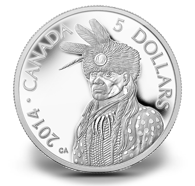 1/10 oz. Pure Platinum Coin - Portrait of Nanaboozhoo - Mintage: 3,000 ...