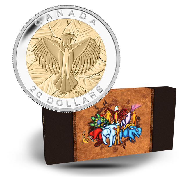 Fine Silver 7-Coin Subscription - The Seven Sacred Teachings - Mintage ...