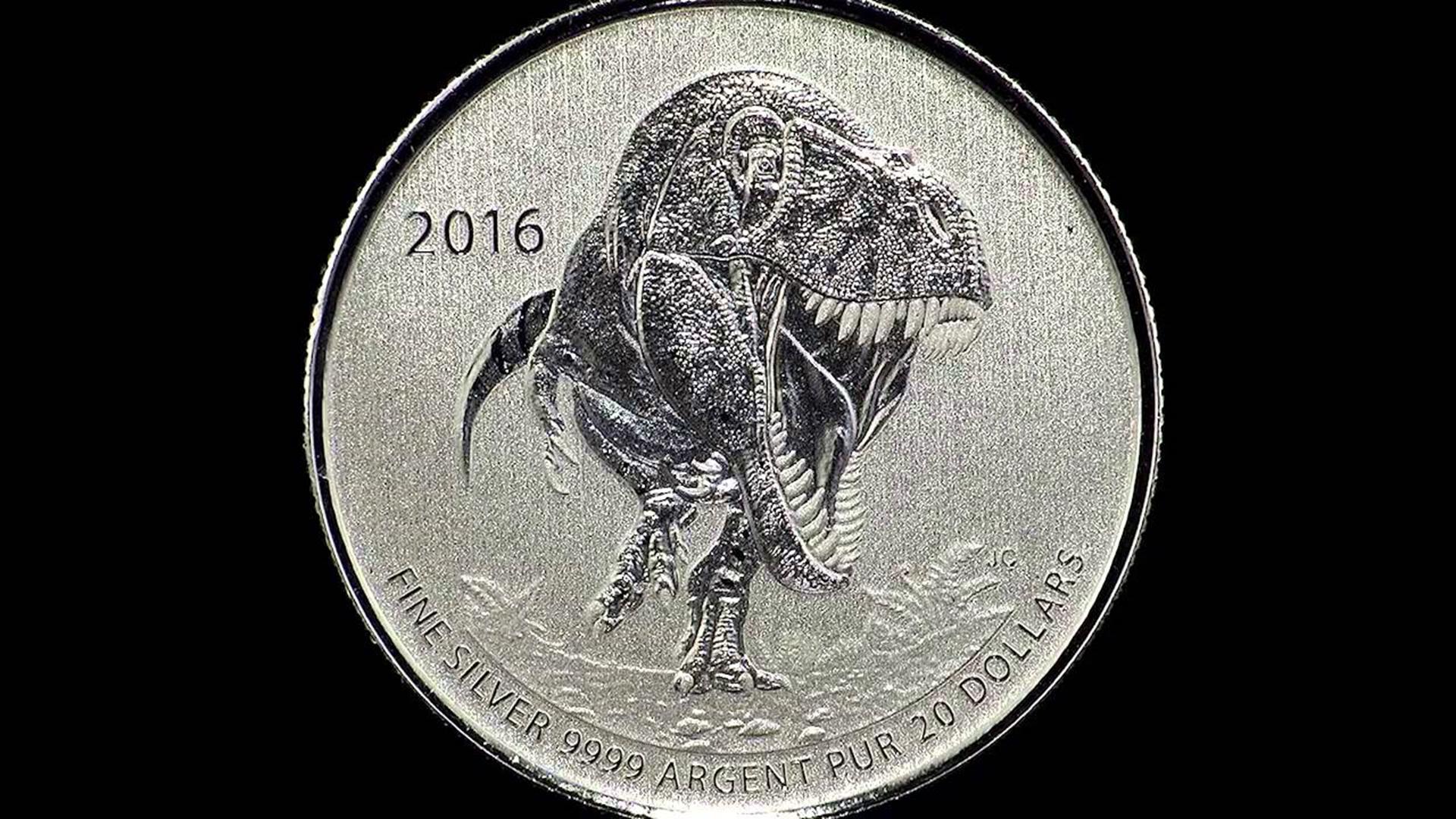 $20 for $20 Fine Silver Coin – T-Rex | The Royal Canadian Mint
