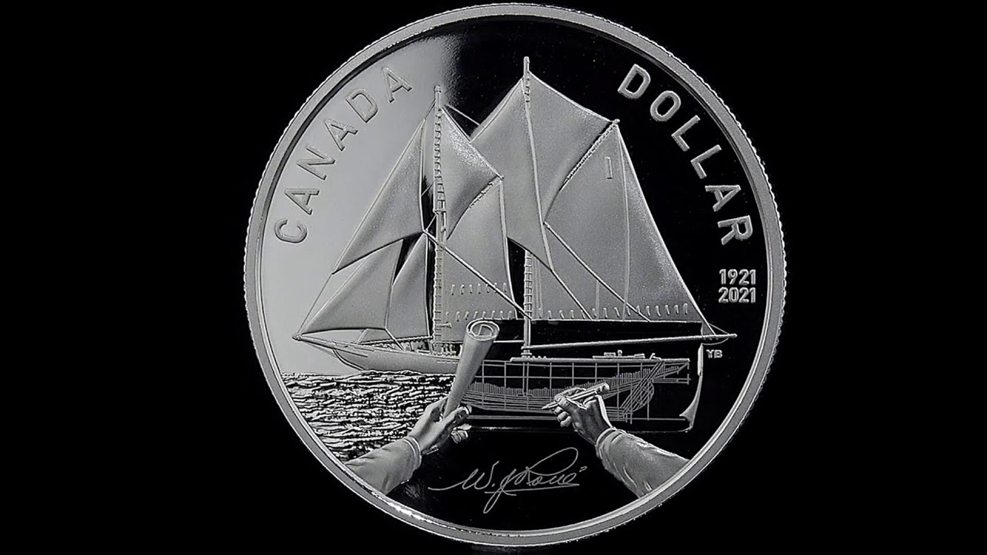 Proof Silver Dollar – 100th Anniversary of Bluenose (2021) | The Royal ...