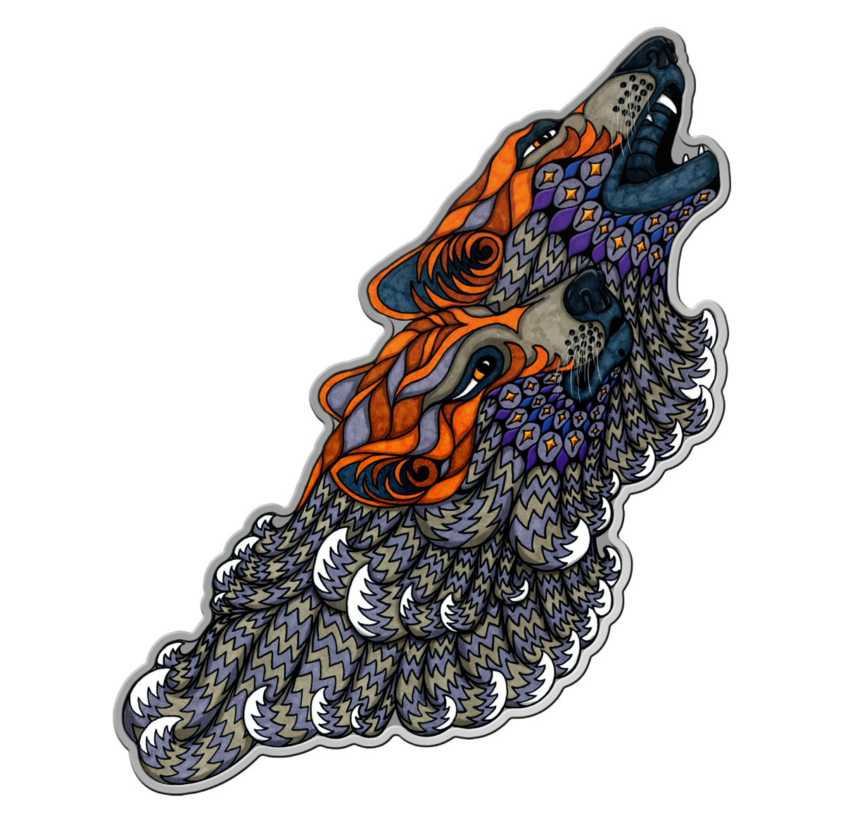 2022 $8 Fine Silver Coin - Shadow Hunters: Wolf | The Royal Canadian Mint