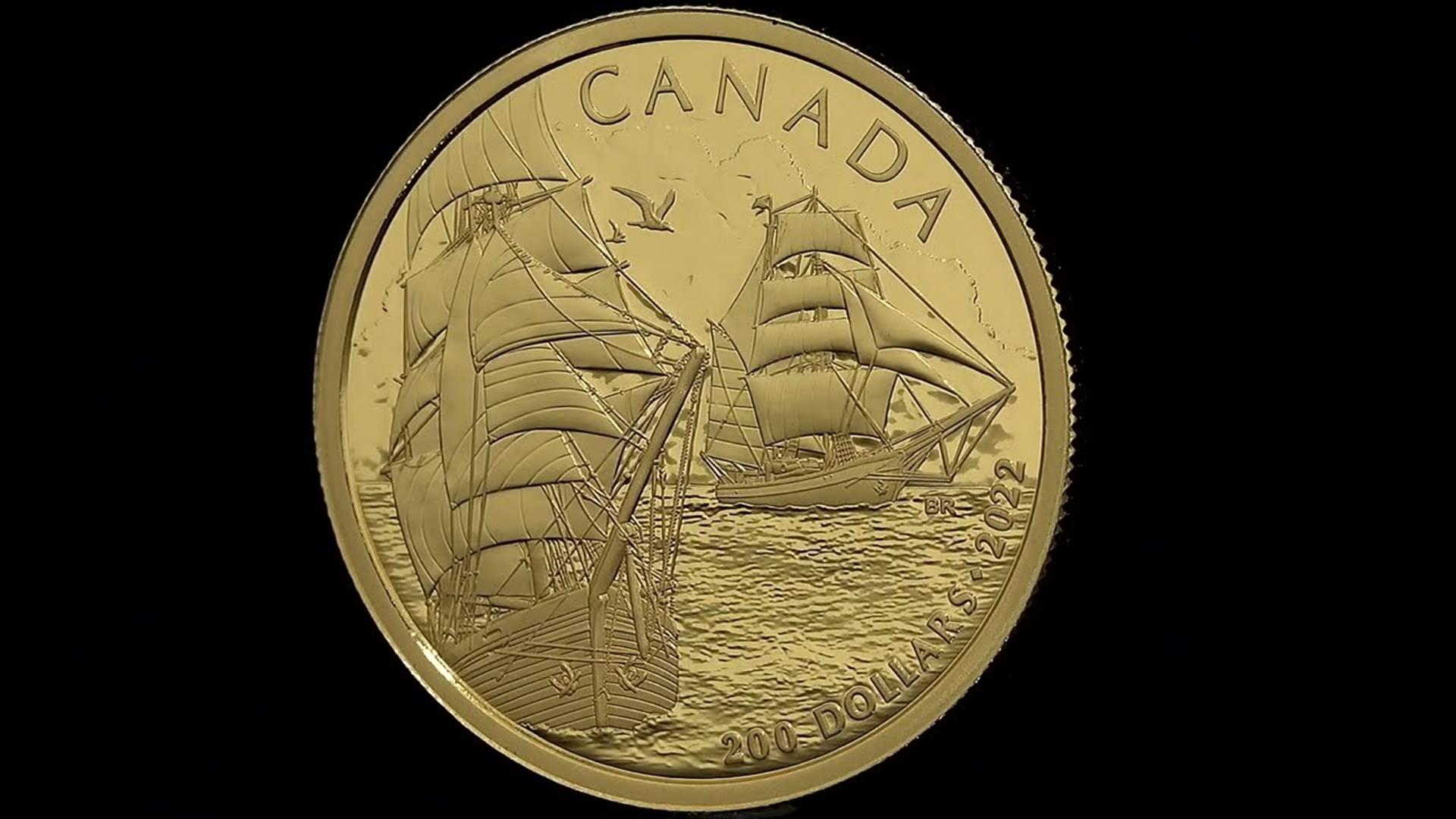 ½ oz. Pure Gold Coin – Tall Ships: Brigantine (2022) | The Royal ...
