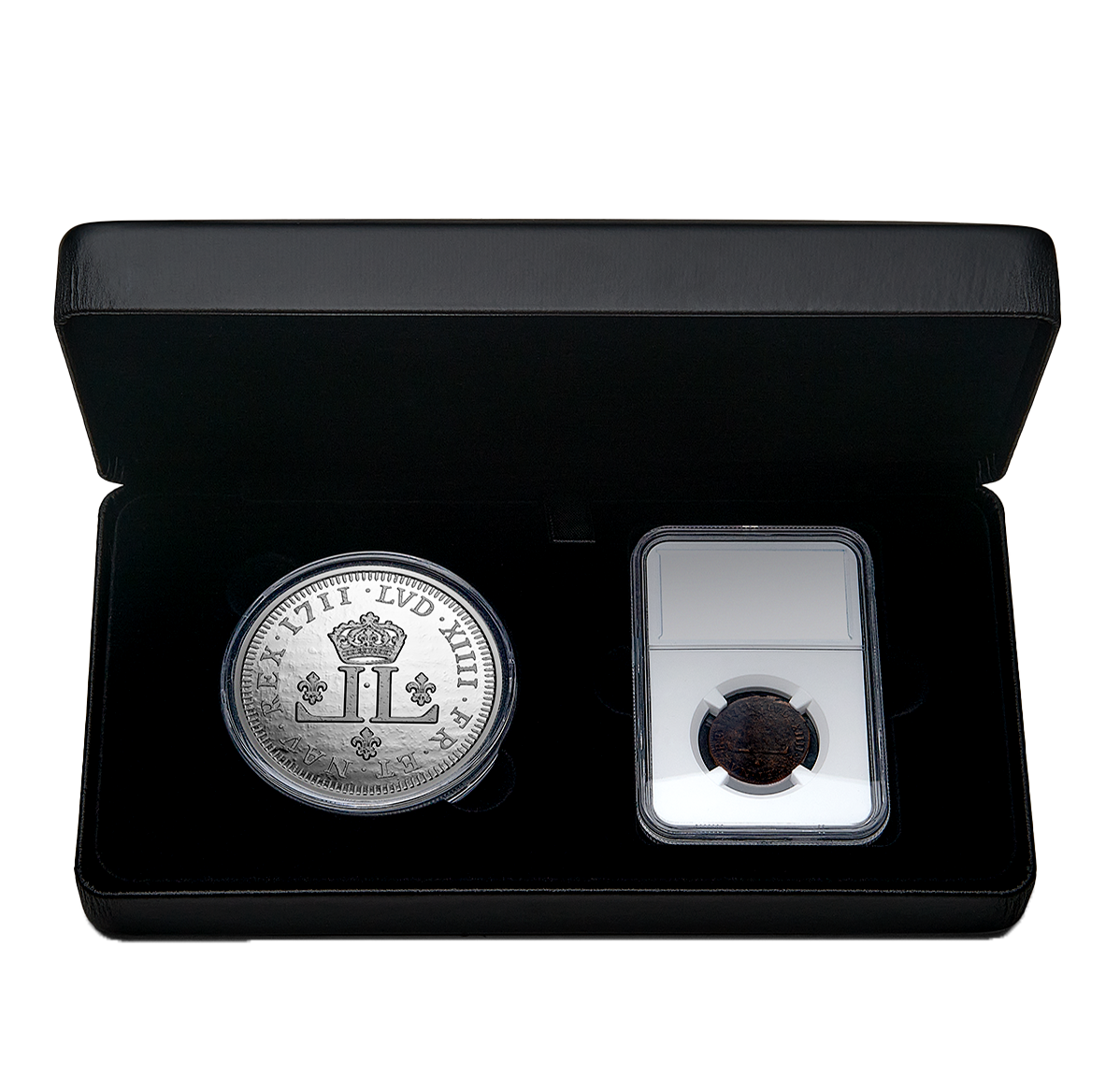 5 oz. Fine Silver Coin – Relics of New France: Louis XIV 30 Deniers ...