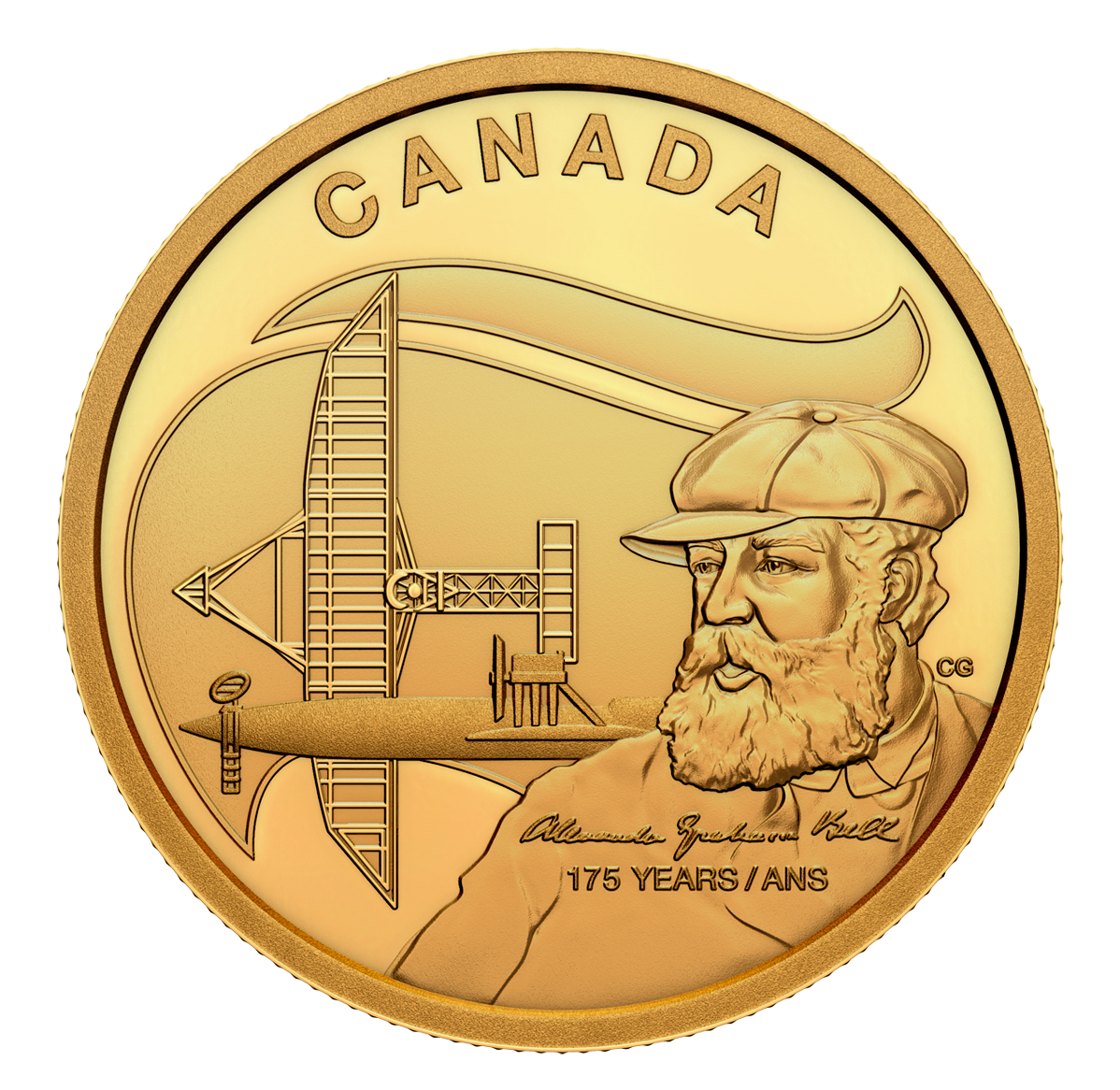 $200 Pure Gold Coin - Alexander Graham Bell | The Royal Canadian Mint ...