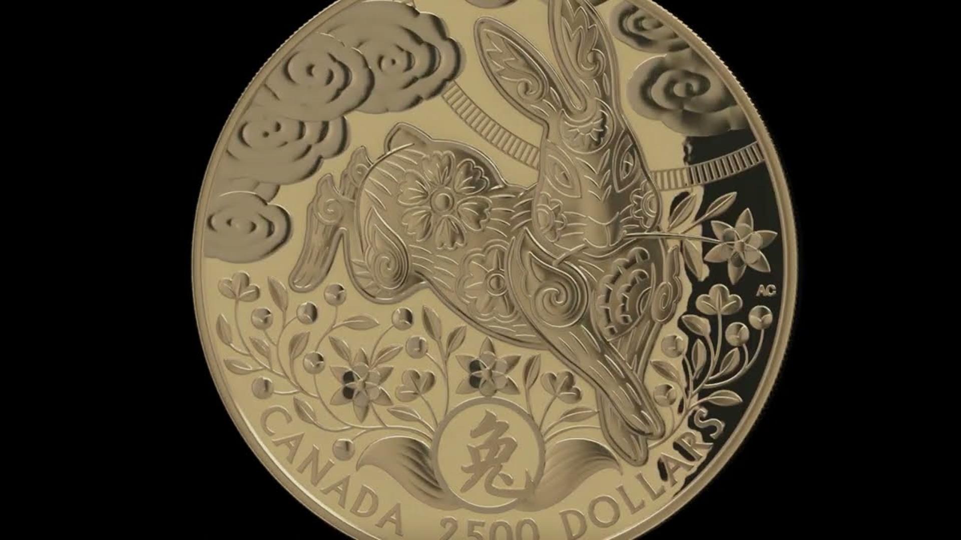 Kilo Pure Gold Coin – Lunar Year of the Rabbit | The Royal Canadian Mint