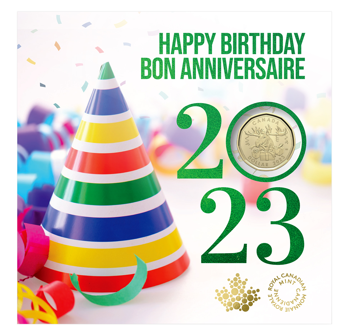 Birthday Five Coin Gift Card Set 2023 The Royal Canadian Mint Birthday Five Coin Gift Card Set 2023 The Royal Canadian Mint