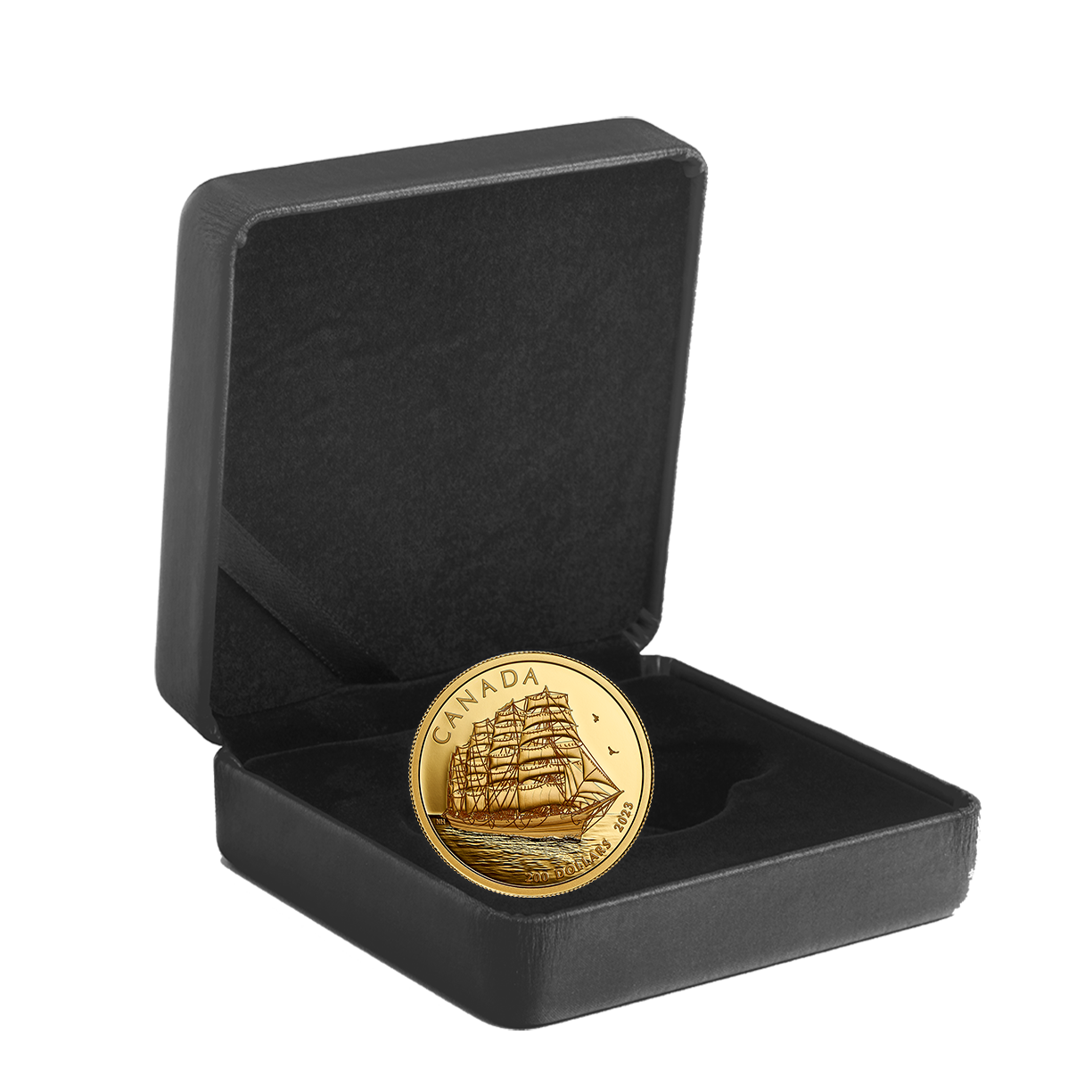 Pure Gold Coin – Tall Ships: Full-Rigged Ship | The Royal Canadian Mint