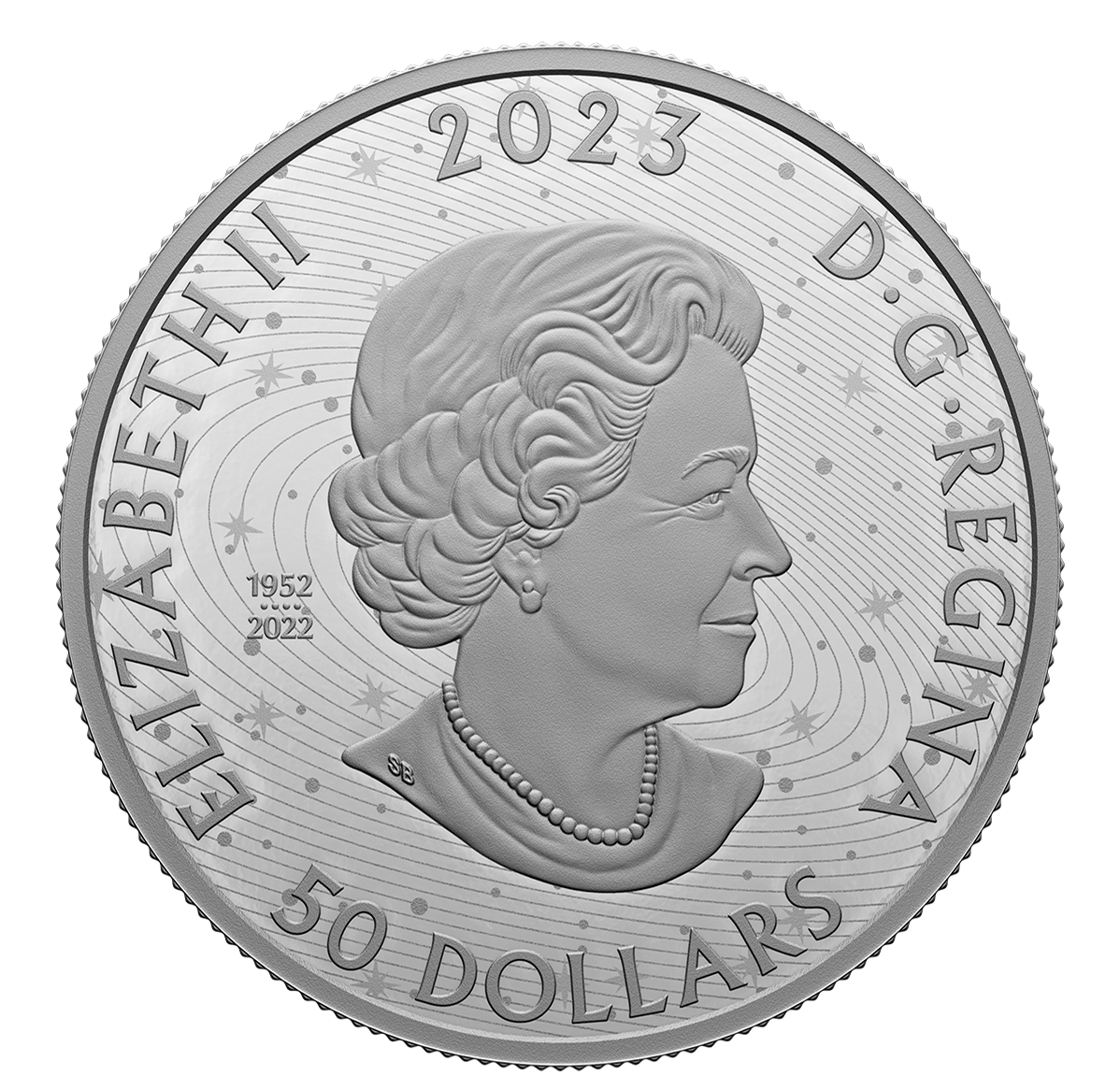 Pure Silver Coin with Black Light Effect – Pingualuit Crater: Crystal ...